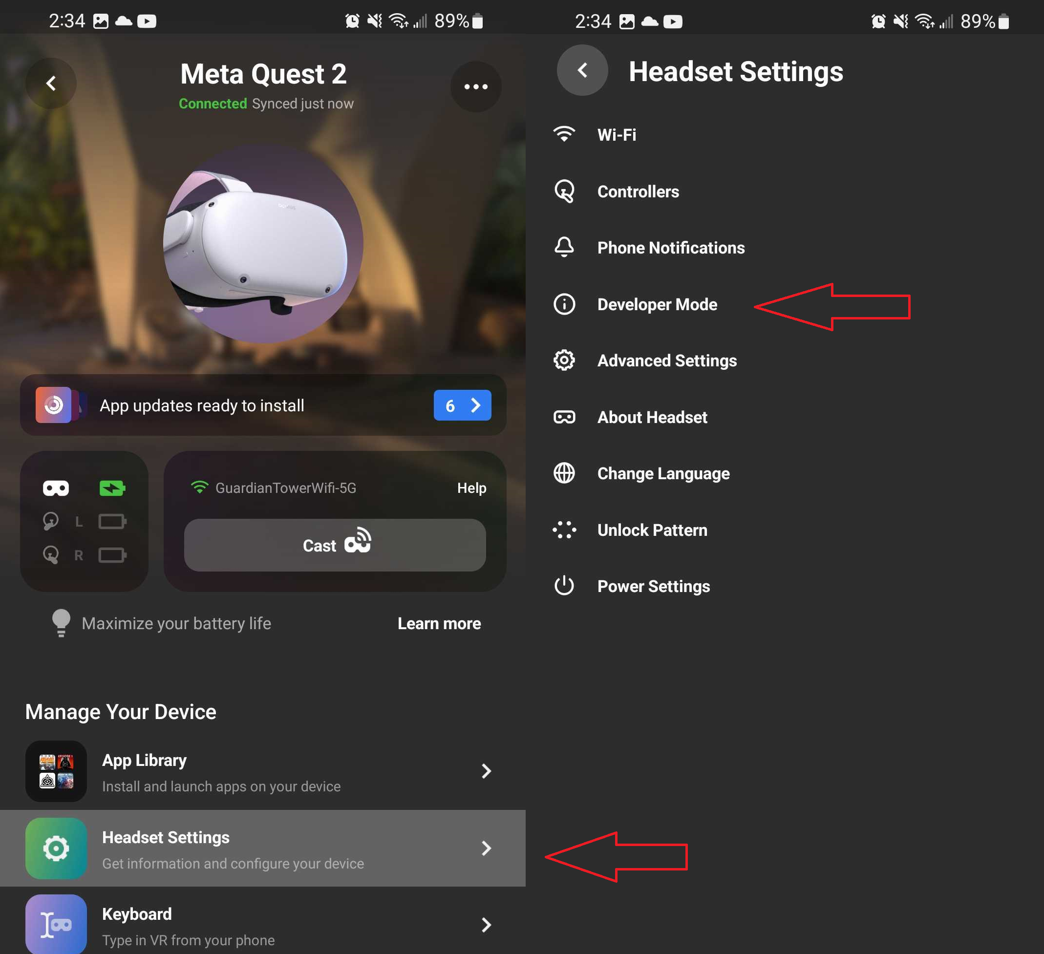 Preparing for Sideloading | vrCAVE Operation Guide