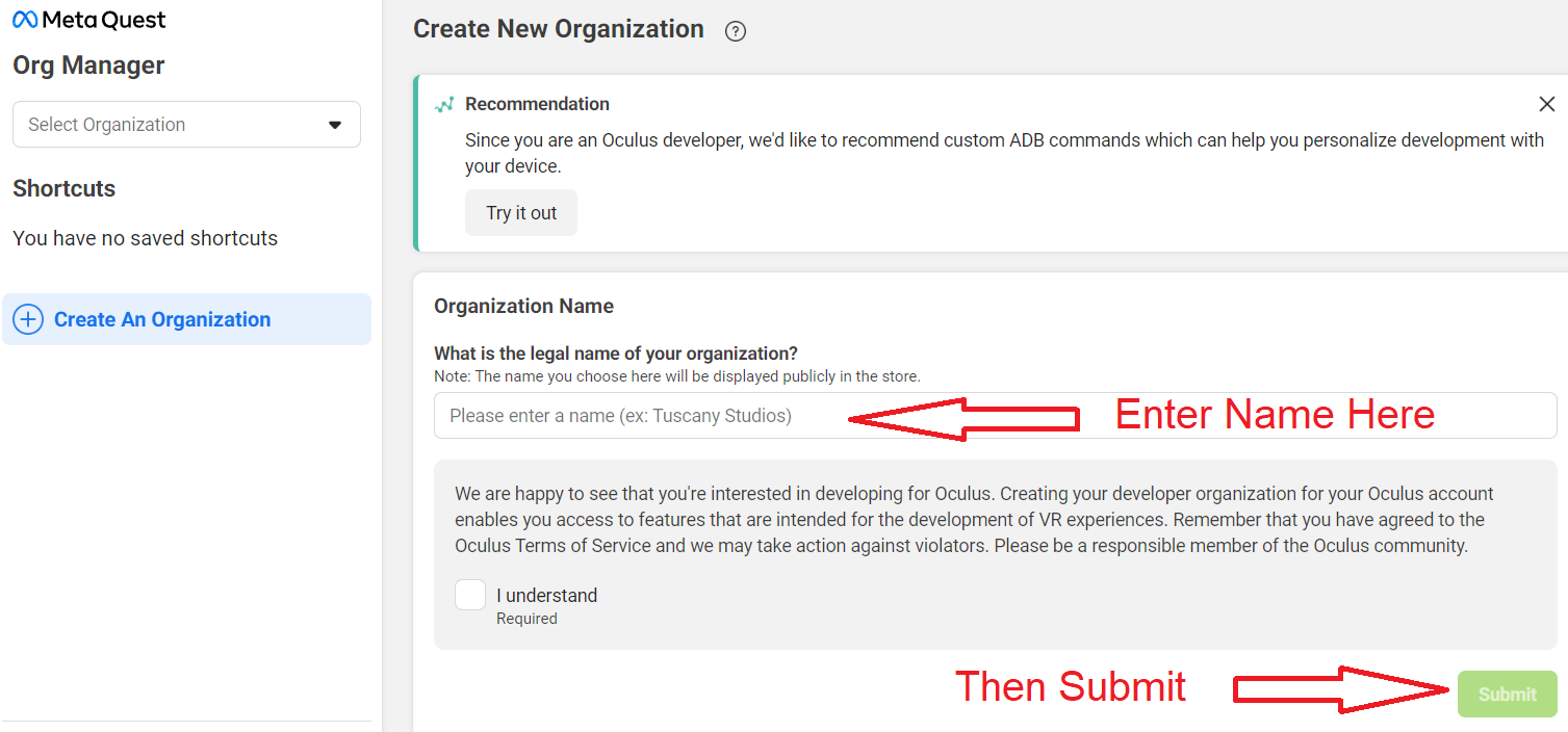 Preparing for Sideloading | vrCAVE Operation Guide